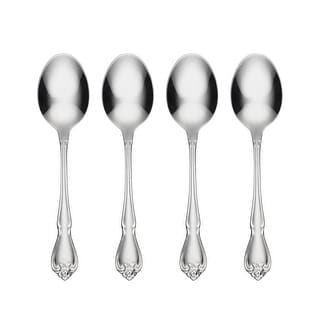 Oneida True Rose Everyday Flatware Dinner Spoons, Set Of 4 - Bed Bath ...