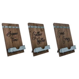 Transpac MDF Book/Tablet Stand Set of 3 Spring Home Decorations - Bed ...