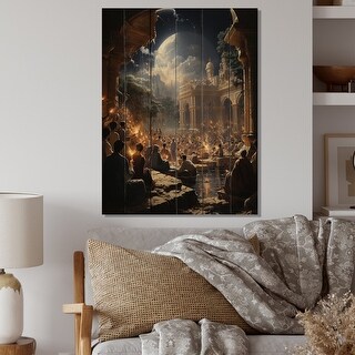 Designart "Islam Art Quran Revelation I" Religion & Spirituality Print ...