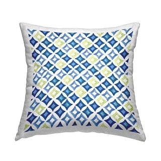 Stupell Geometric Diamond Shapes Printed Outdoor Throw Pillow Design by ...