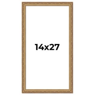 14x27 Frame Red Solid Wood Picture Frame Width 1.75 Inches | Interior ...