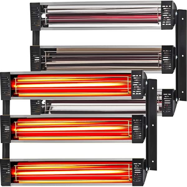 Paint Booth Heater 3000W Paint Spray Booth Automotive Heater Lamp 2 x ...