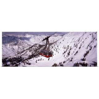 Overhead cable car in a ski resort, Snowbird Ski Resort, Utah - Multi ...