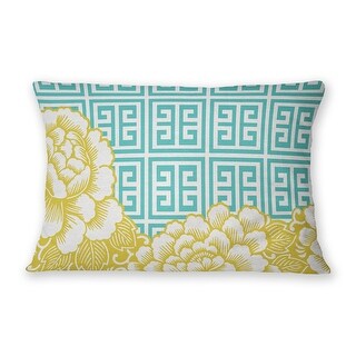 PASTICHE GREEK YELLOW Linen Throw Pillow By Nancy Green - Bed Bath ...