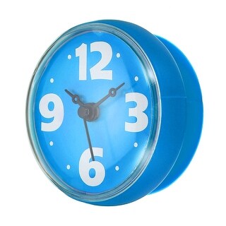 Waterproof Shower Clock Mini Bathroom Mirror Wall Clocks w Suction Cup ...