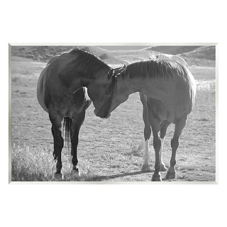 Stupell Horses Hugging Photography Wall Plaque Art Steve Toole - Bed ...