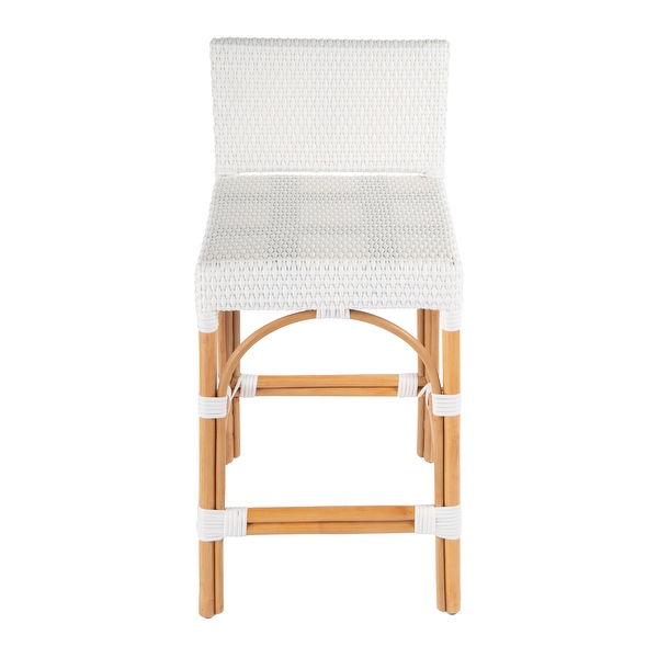 White wicker counter stools store