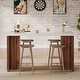 Home Bar Unit, 55.12-Inch Bar Table - 55.12" L x 19.69" W x 35.83" H ...