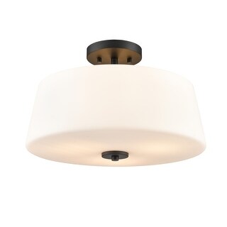 Millennium Lighting 214103 Laphia 3 Light 16" Wide Semi-flush Ceiling ...