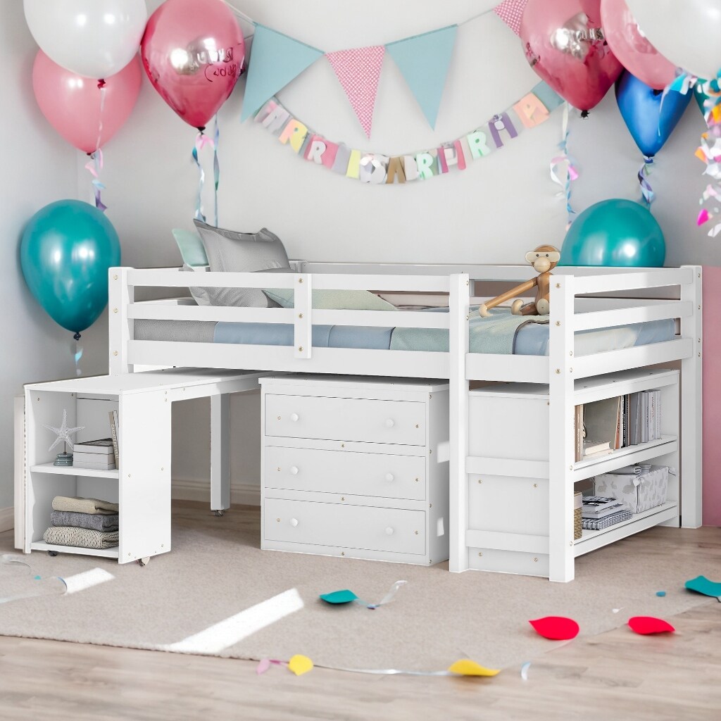 Low study loft bed store