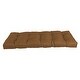 Tufted Indoor/Outdoor Bench Cushion (Multiple widths from 46 to 60 inch ...