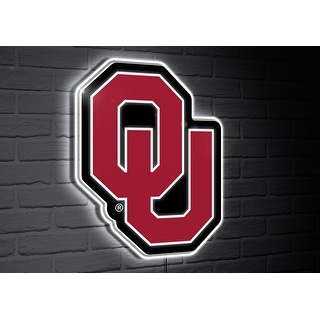 Oklahoma Sooners Team Logo LED Wall Decor Lighted Sign - Bed Bath ...
