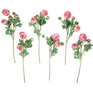 Real Touch™️ ™ Light Pink Ranunculus Artificial Floral Sprays 6 21 ...