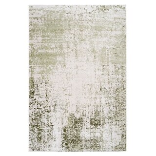 KUKOON Distressed Green Living Room Area Rug - Bed Bath & Beyond - 40624678