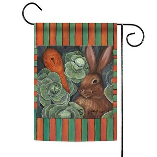 Bunny and Carrot Outdoor Garden Flag 18" x 12.5" - Bed Bath & Beyond ...