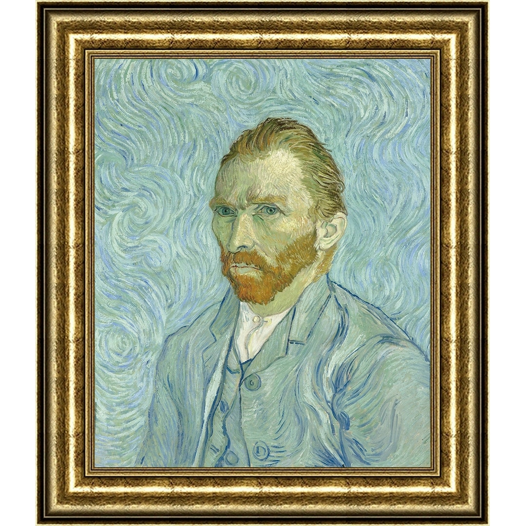 Color Art & Collectibles Self-portrait Framed photo of Vincent Van Gogh ...