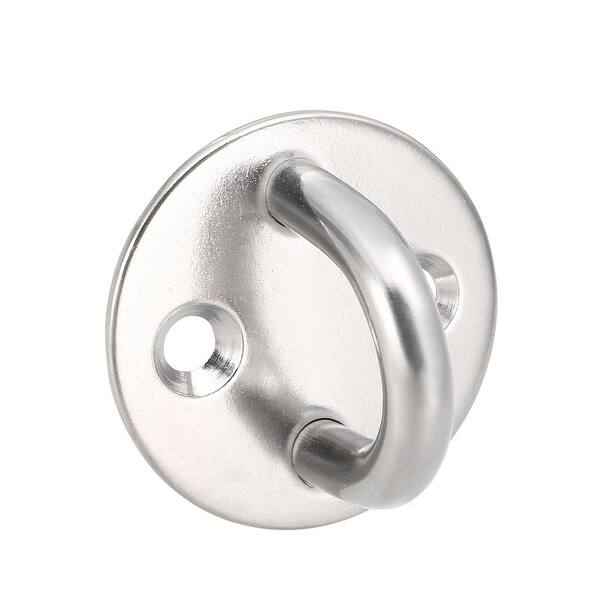 Stainless Steel Ceiling Hook Pad Eye Plate Hardware 50mmX34mm - Silver ...
