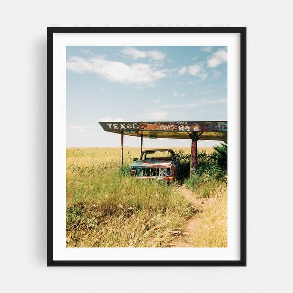 VW Slug Bug Ranch Panhandle Texas Photography Car Art Print/Poster ...
