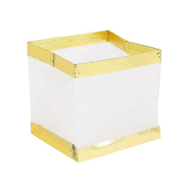 Floating Luminary Water Lanterns with Gold Trim, Wedding Supplies, Home ...