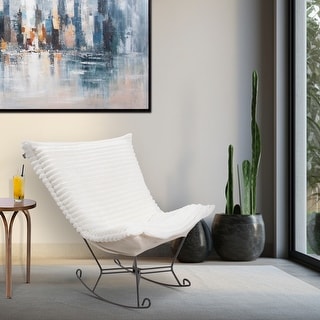 Allan Andrews Scroll Puff Rocker with Titanium Frame, Shar Pei ...