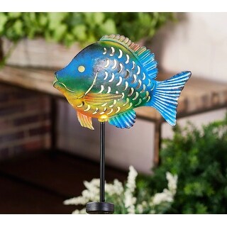 Laser Cut Solar Garden Stake, Discus Fish - Bed Bath & Beyond - 39926456