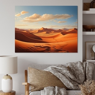 Designart "Sahara Desert Multiple Countries III" Landscapes Wall Decor ...