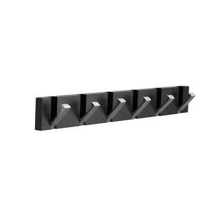 6 - Hook Retractable Wall Mounted Floating Coat Rack - Bed Bath ...