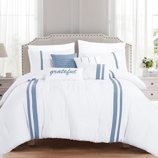Onyx Luxury 7 Piece Comforter set - Bed Bath & Beyond - 37169382