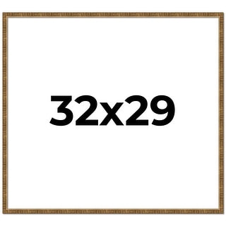 32x29 Frame Gold Picture Frame - Complete Modern Photo Frame Includes ...