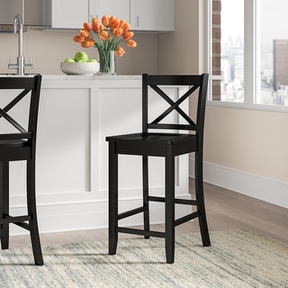Crosley X-Back 2Pc Counter Stool Set - 21 "W x 44 "D x 11 "H - On Sale ...