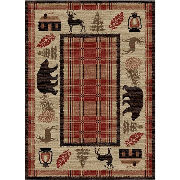 Hearthside Cabin Fever Red Lodge Area Rug - Bed Bath & Beyond - 39912913