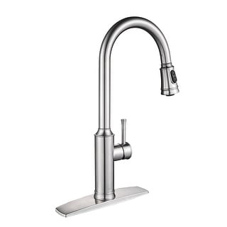 Forious Kitchen Faucet with Single Handle Pull Down Sprayer - Bed Bath ...