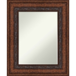 Petite Bevel Wall Mirror - Decorative Bronze Frame - Decorative Bronze ...