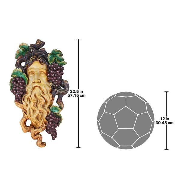 Design Toscano God of the Grape Harvest Wall Sculpture - Bed Bath ...