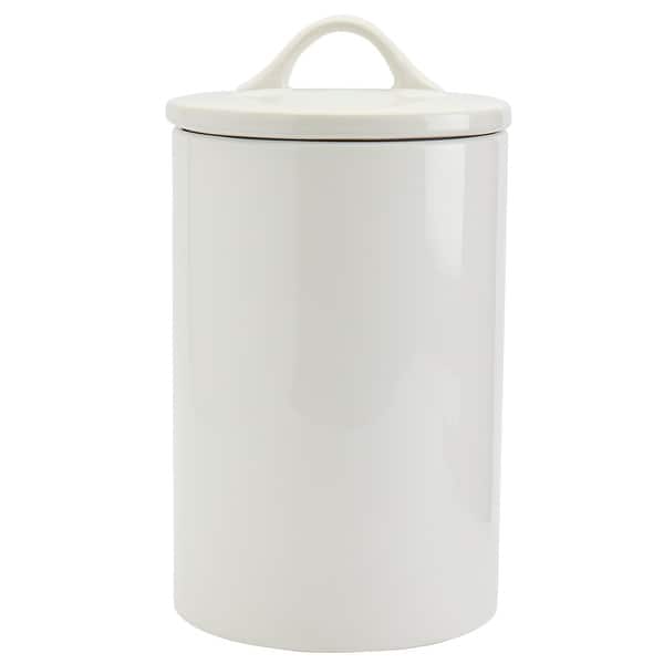 Denmark Tools for Cooks 4.3L White Ceramic Canister Storage - Bed Bath ...