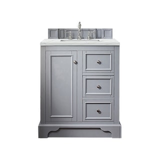 James Martin Vanities De Soto 30" Single Vanity, Silver Gray - Bed Bath ...