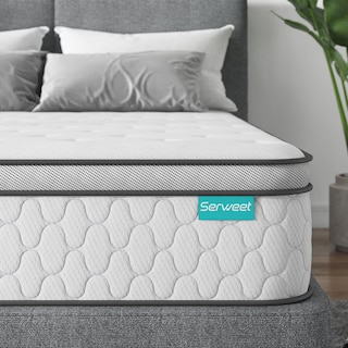 Kescas 12 Inch Memory Foam and Inner Spring Hybrid Mattress - On Sale ...