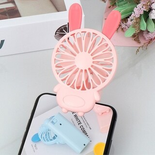 Mini Portable Cute Pig Bear Rabbit Usb Rechargeable Handheld Clip On ...