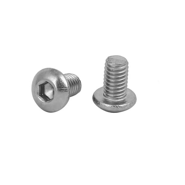 M3 x 5mm 304 Stainless Steel Hex Socket Button Head Cap Screws Bolts ...
