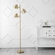 JONATHAN Y Eva 66.5" 3-Light Modern Contemporary Iron LED Floor Lamp ...
