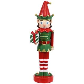Jingles the Elf Indoor Christmas Nutcracker - Holiday Figurine - 17 ...