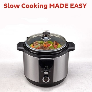 6QT Easy 3-in-1 Slow Cooker, Pressure Cooker - Bed Bath & Beyond - 37688177