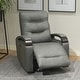 Regan Leather Power Recliner Swivel Glider Rocker with Power Headrest ...