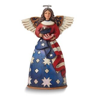 Curata Patriotic Flag Angel Resin Figurine - Bed Bath & Beyond - 36203171