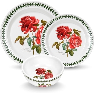 Portmeirion Botanic Roses Collection 3 Piece Dinnerware Set - Bed Bath ...