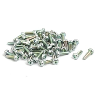 M3x10mm Pan Head Torx Socket Triangle Thread Screw Bolt Silver Tone ...