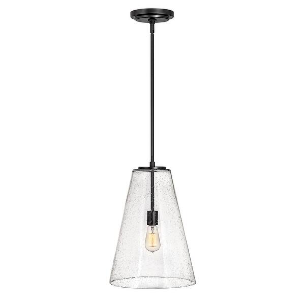 Vance 1-Light Medium Satin Black Pendant - Bed Bath & Beyond - 30932617