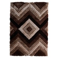 Mateos Shag Red/Orange Contemporary Designed Area Rug - On Sale - Bed ...