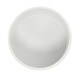 2-Piece Ribbed Metal Planter Pot With 3-Leg Black Metal Base - White ...