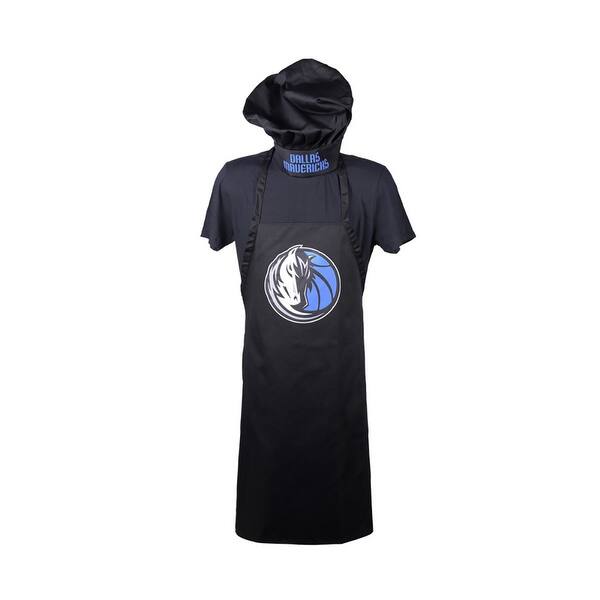 NBA Sports Team Logo Apron and Chef Hat Set, Dallas Mavericks - 43x27 ...